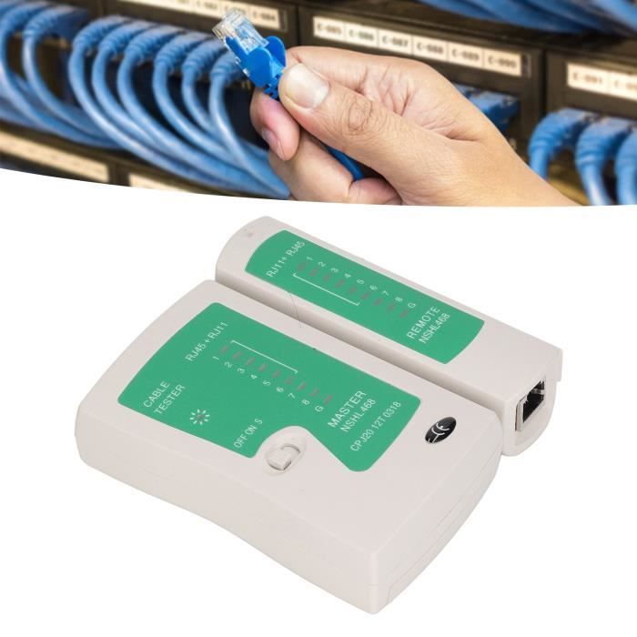 Testeur Rj45 Testeur De Cable Réseau Rj11 Rj45 Recherche De Ligne De ...