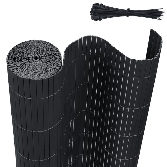 LILIIN Canisse PVC pour jardin balcon terrasse, clôture brise-vent ...