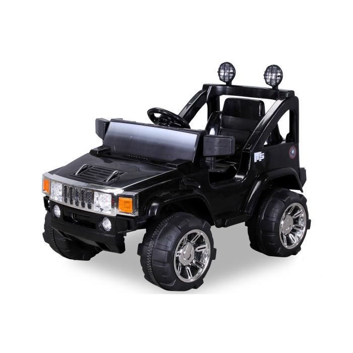 Voiture électrique pour enfants Hummer Jeep A30 - Noir - Cdiscount Jeux ...