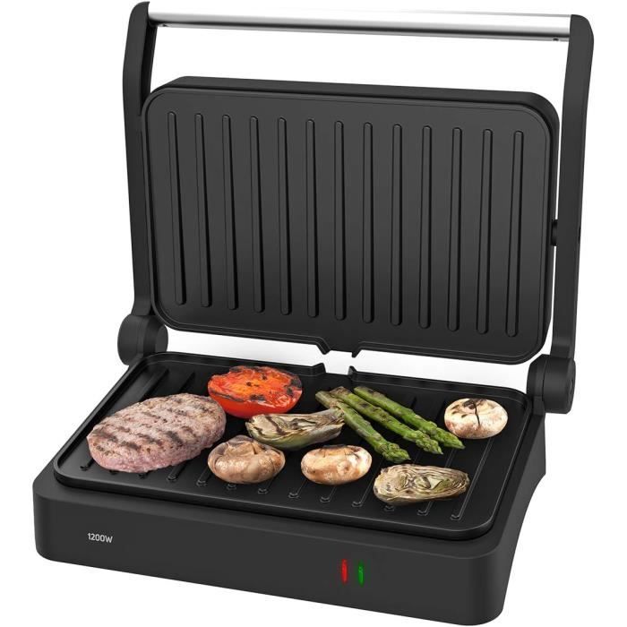 Expansive - Grill Électrique 1200W, Cuisson Rapide, Joints Et Toasts ...