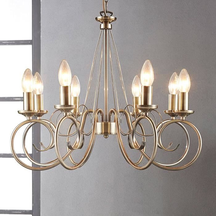Lindby Lustre 'Marnia' à intensité variable (Antique, Classic) e ronze ...