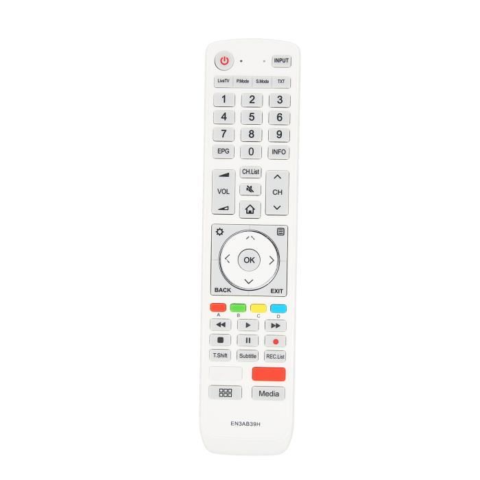Tbest Télécommande pour 43P1 Télécommande pour Hisense Remplacement de ...