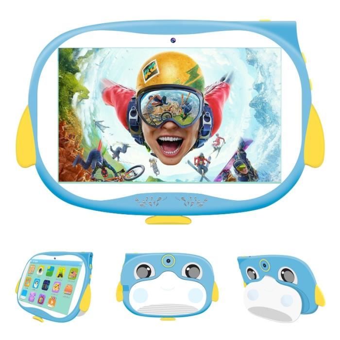 Tablette Tactile Enfants VANWIN K10 écran7 Pouces - 4Go RAM - 64Go ROM - Android 11(Bleu ...