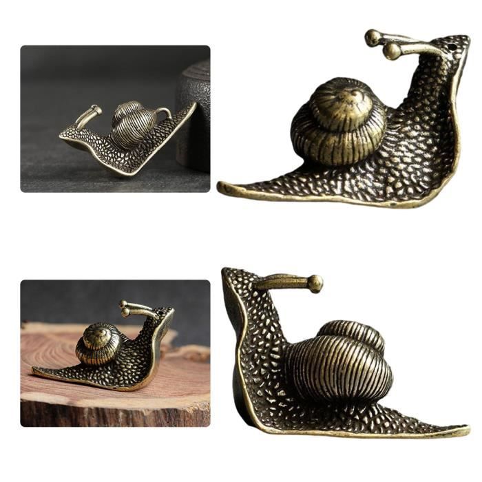 Statue des escargots Retro Pure Copper Snail Figurine Décoration de ...