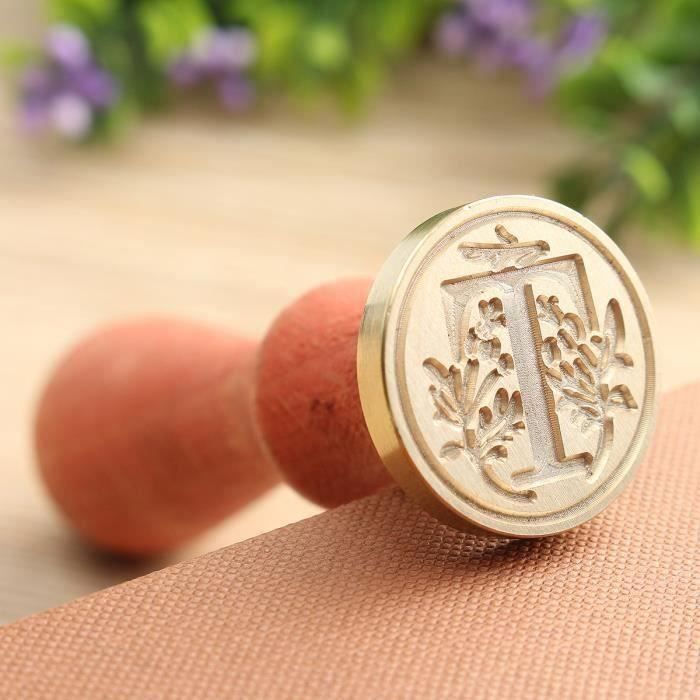 26 Lettre Classique A-Z Alphabet Sceau Cachet Bougie Bâton Tampon ...