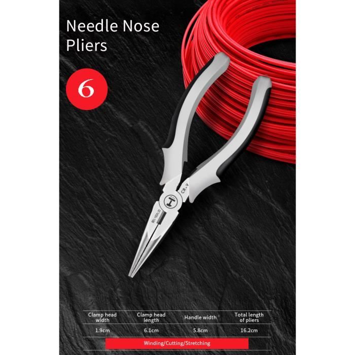 PINCE DE SERRAGE,Needle nose pliers 6--Pince universelle de qualité ...
