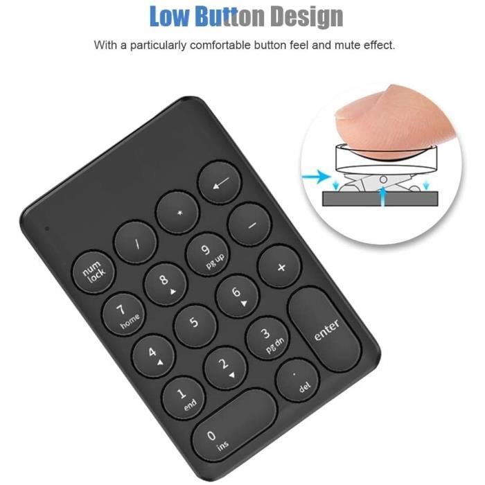 Pavé numériqueDesign Ergonomique Mini pavé numérique Exquis avec Guide ...