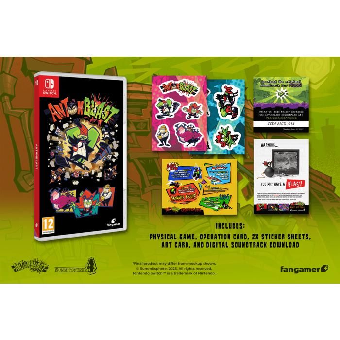 Antonblast Nintendo Switch - Cdiscount Jeux vidéo