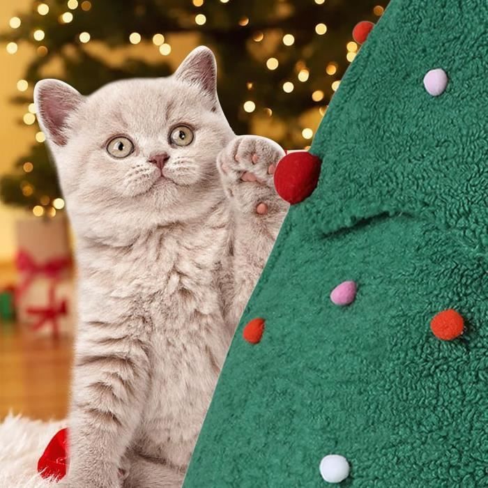 Maison pour chat de Noël - Douce - Arbre de Noël - Maison pour chat ...