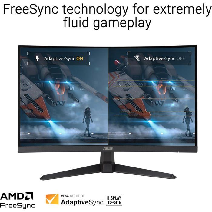 Gaming Monitor–27 Inch Full Hd,Curved,180Hz,Elmb Sync,Freesync,1Ms ...