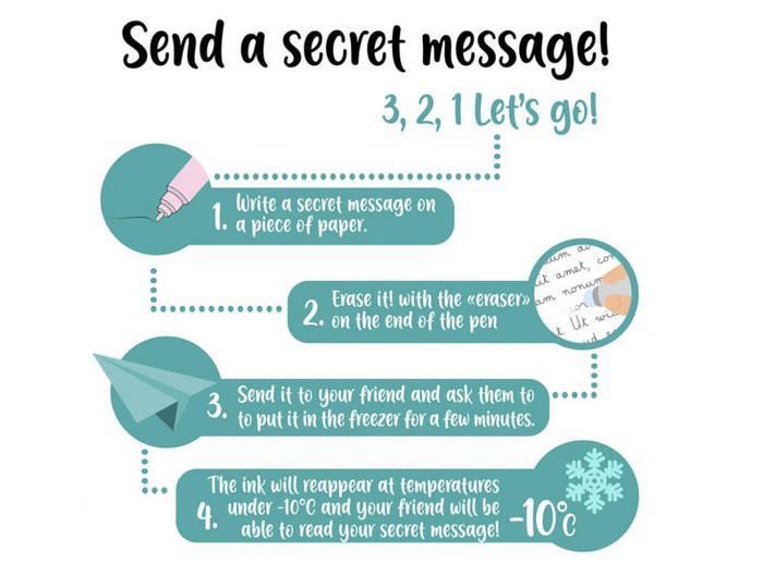 Legami - Lot de 3 stylos gel effaçables, sous la mer, stylos avec encre ...