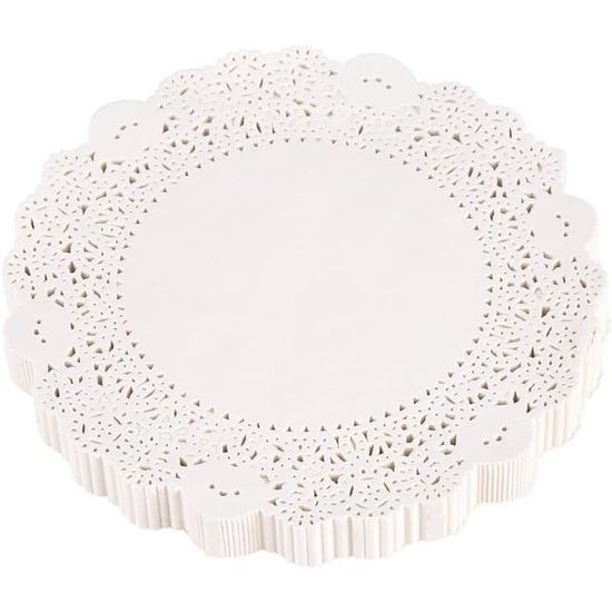 180Pcs Napperons En Papier, Napperons Ronds Napperons En Papier ...