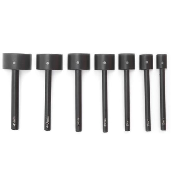 Cikonielf poinçon cutter demi-rond 7 pièces demi-ronde poinçonneuse ...