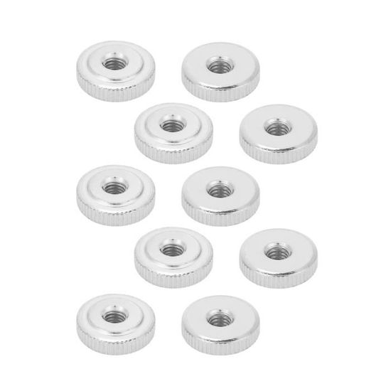 Mothinessto écrou moleté en acier au carbone 10 pièces GB807 M4 M5 M6 ...