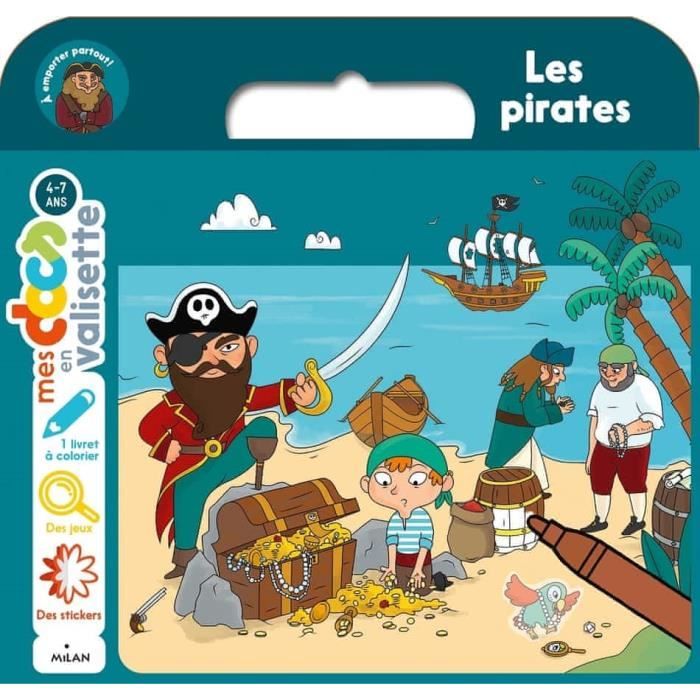 Livre de coloriage Pirates - Enfant - Mixte - 1 livret - Jeux ...