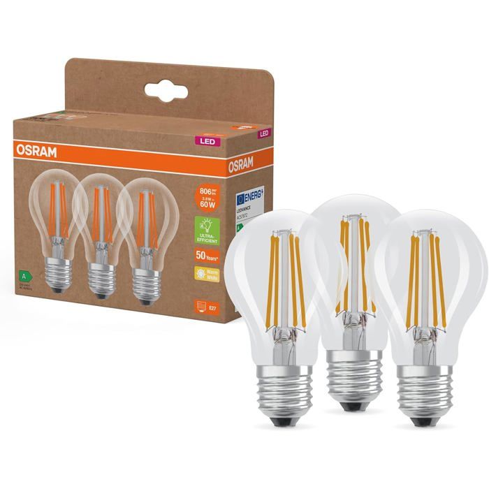 Lampes LED haute efficacité-KAL-Lampes Led Haute Efficacité,Pack de 3 ...
