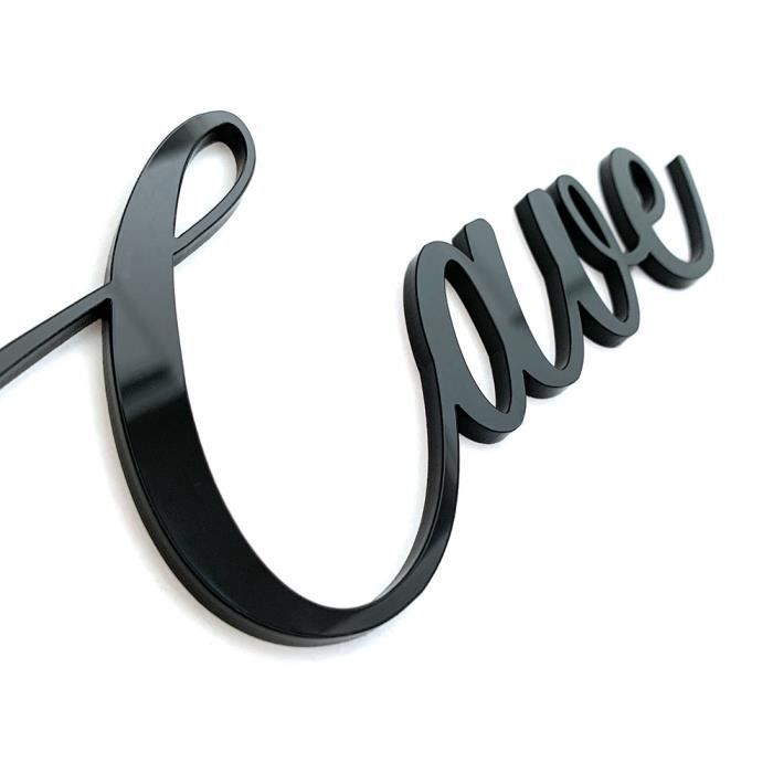 Plaque de Porte Maison Cave Noir - Cdiscount Maison