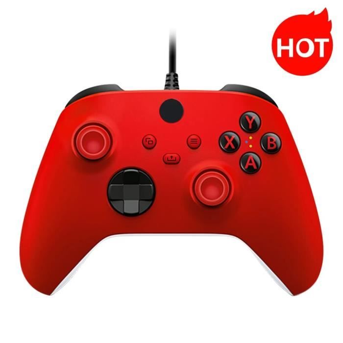 Rouge - Manette de jeu filaire pour Xbox Series X S, manette Xbox One ...