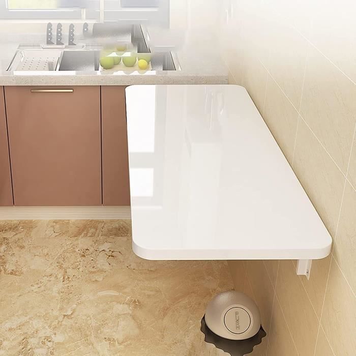 Bureau Pliant Mural, Table Rabattable De Bureau Rabattable, Table ...