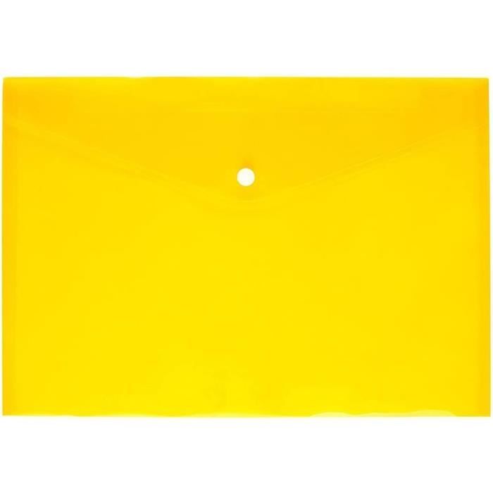 Chemises À Élastique A4 Clear Document Sac Paper Fichier Papeterie Case ...