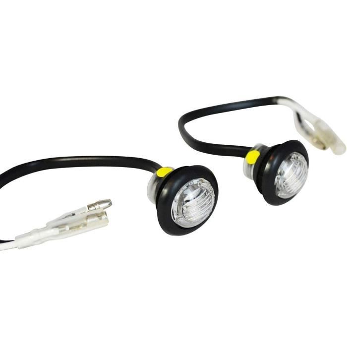 Petits Clignotants Led Pour Motos - Mini Micros À Montage Affleurant ...