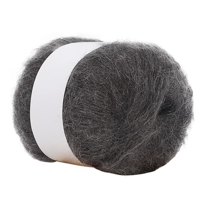 Fil de laine bricolage fil tissé tricot à la main couverture crochetée ...