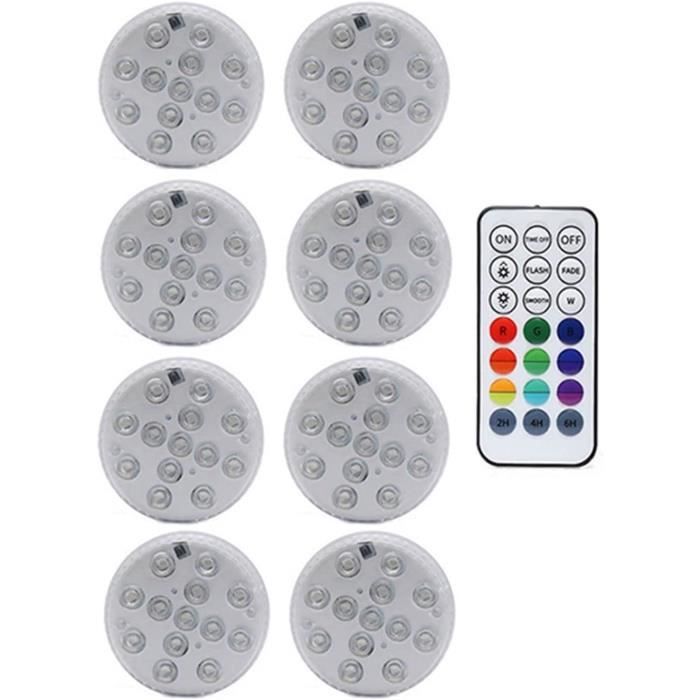 Lampes de piscine étanches pour bain à remous, 13 LED RGB sous-marines ...