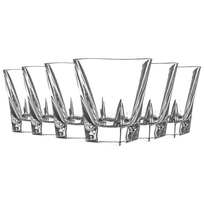 RCR Crystal 12 Piece Fusion Set Whisky verres - verre taillÃ© moderne ...