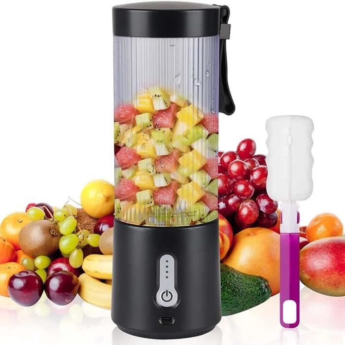 Mini Mixeur Portable Rechargeable Par Usb 450 Ml 4000 Mah Pour Smoothie ...