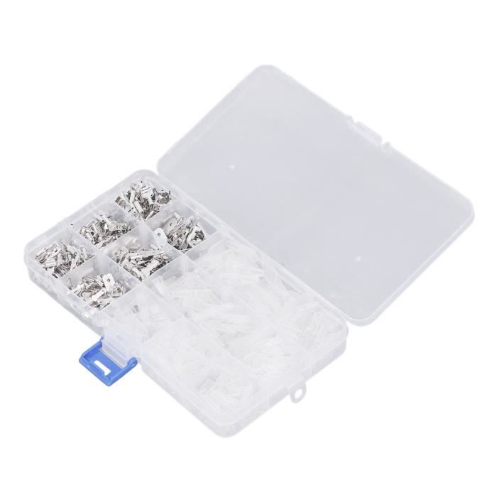 ETO- Connecteurs de fil à cosse mle femelle 48Pcs 2.8/4.8/6.3mm Quick ...
