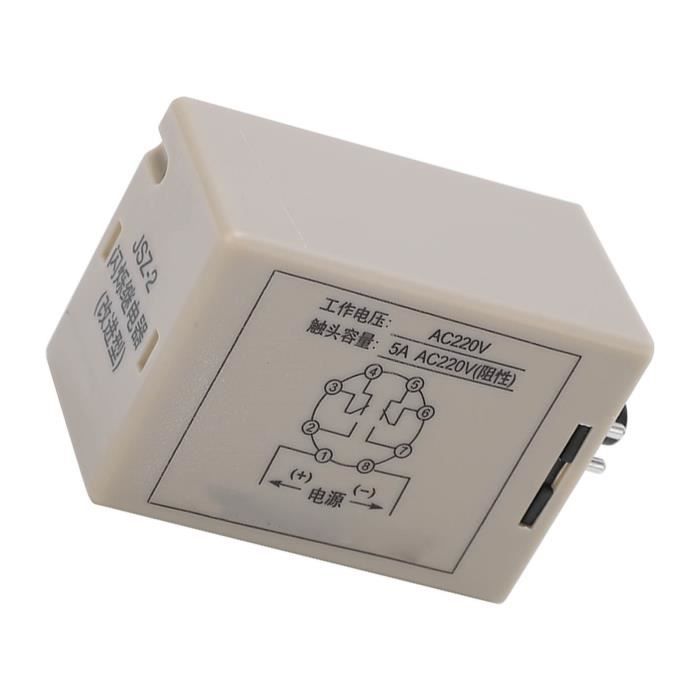 Relais de temporisation - EJ.LIFE - 8 broches - 5A AC - Boucle infinie ...