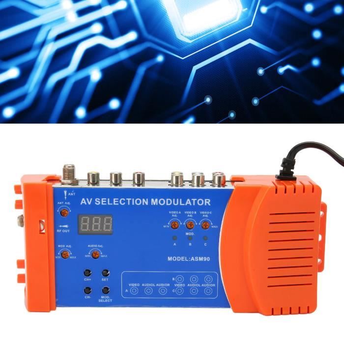Modulateur RF professionnel AV Selection Modulator PAL NTSC standard ...