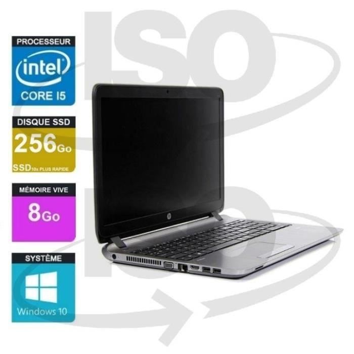 HP PROBOOK 450 G3 - I5 6100U 2.30GHZ - 8GO RAM - 256 GO SSD - Cdiscount ...