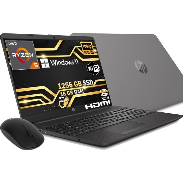 Ordinateur portable Hp 255 G8 AMD Ryzen 5 5500U 4 Ghz Max processeur de ...
