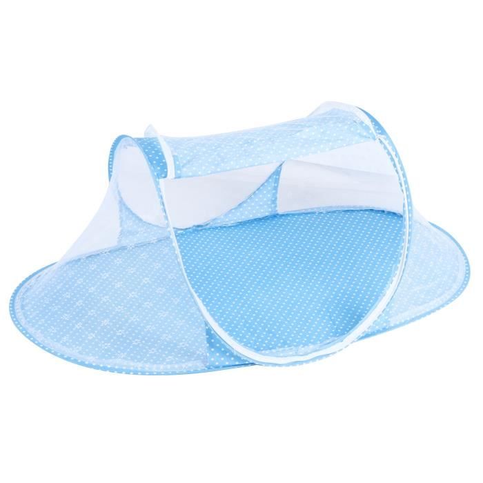 Moustiquaire - MOTHINESSTO - Berceau Pliant - Portable - 105x55 cm - Bleu - Cdiscount Maison