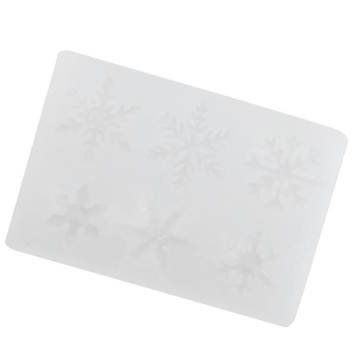 Moule en silicone - SALUTUYA - Flocon de neige - 10x7x0,5 cm ...