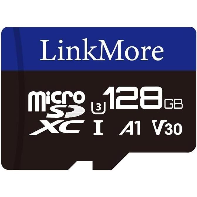 Carte Micro Sdxc 128 Go, A1, Uhsi, U3, V30, Compatible Classe 10 ...