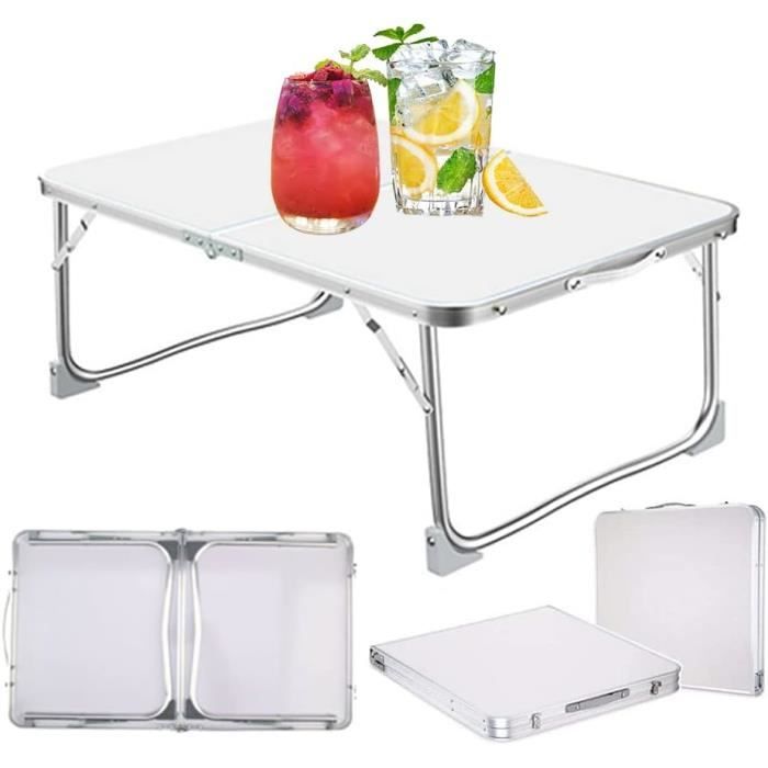 Table de camping pliante petite et légère, mini table de salle à manger ...