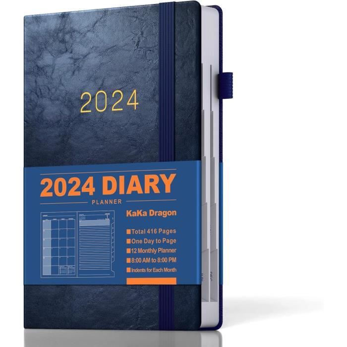 KaKa agon Agenda 2024 Journalier, A5 Professionnel Planner 1 Jour Par ...
