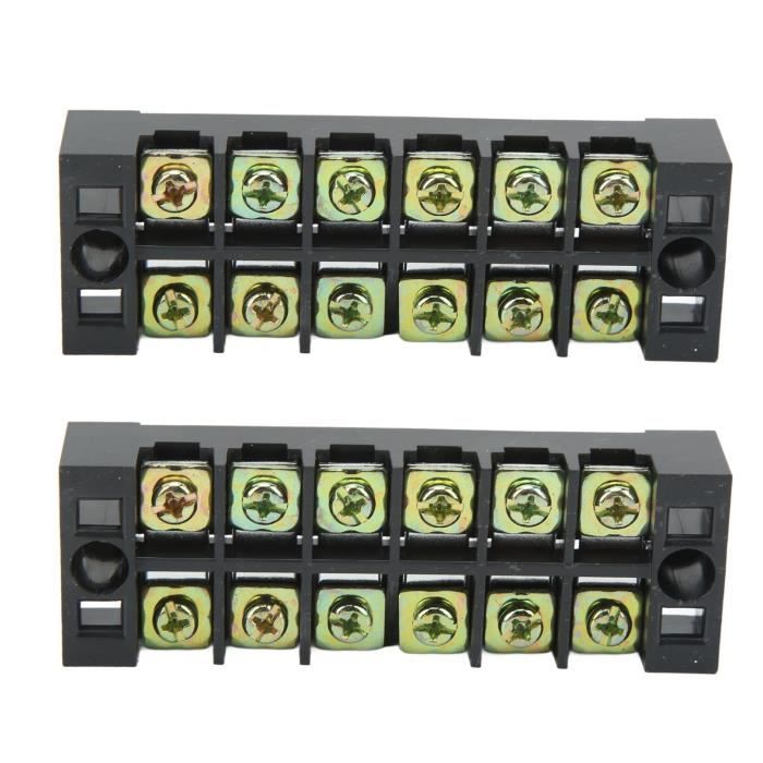 Bornier de bloc de barrière métallique SURENHAP - Pack de 2 - Courant ...