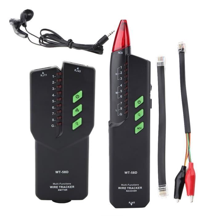 Testeur de câble réseau - YOSOO - Multifonction - RJ11/RJ45 - Détecteur ...