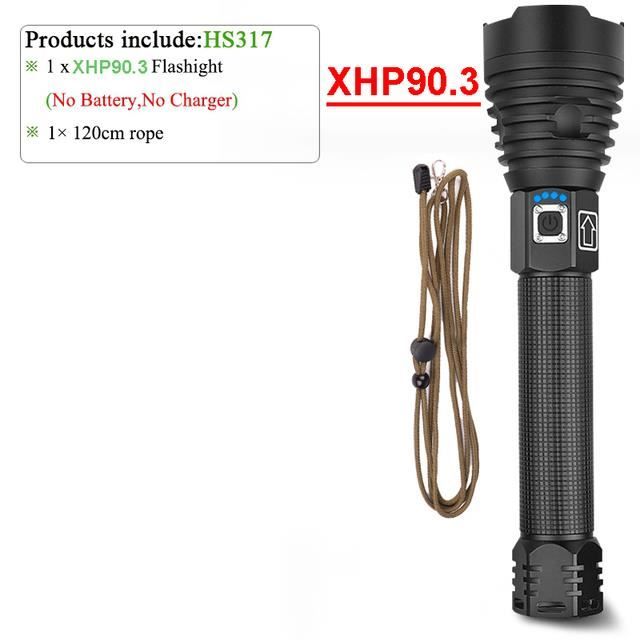 Torche puissante,XHP90.3 A-flashlight--Lampe de Poche Puissante à ...