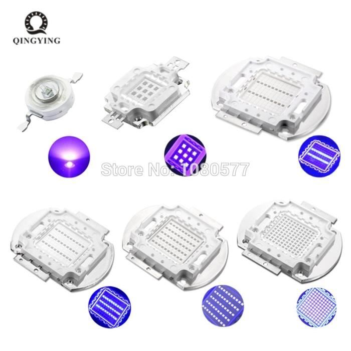 AMPOULE LED,30W x 1 piece-395nm-400nm--Diodes UV haute puissance, 3W 5W ...