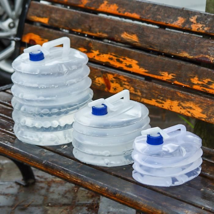 Sac de sport,Sacs d'eau pliables,conteneur 3L 5L 10L 15L,Camping en plein air,randonnée,Portable ...