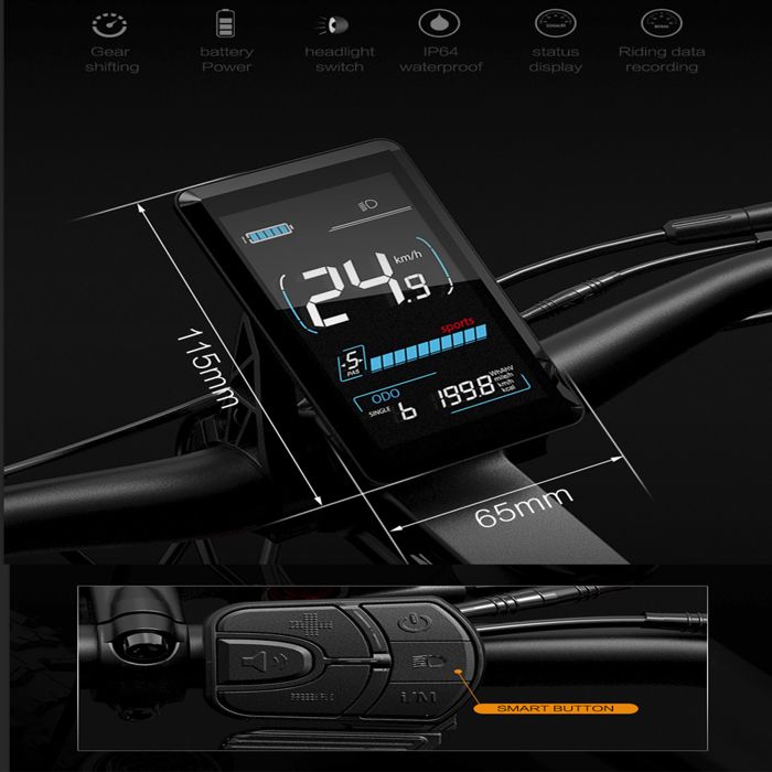Vélo électrique tout suspendu Lankeleisi RX600 Pro 29'', moteur Peak ...