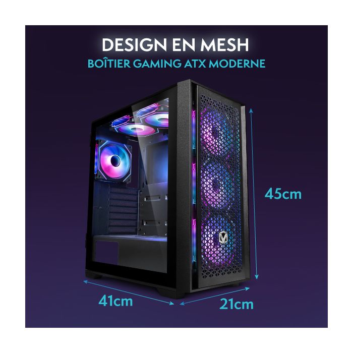 Vibox VI-2 PC Gamer Complet • 22" Écran • AMD Ryzen 3 3200G • Vega 8 ...