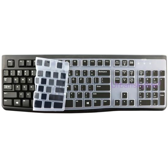 Noir pour K120 MK120-Housse de protection en Silicone pour clavier ...