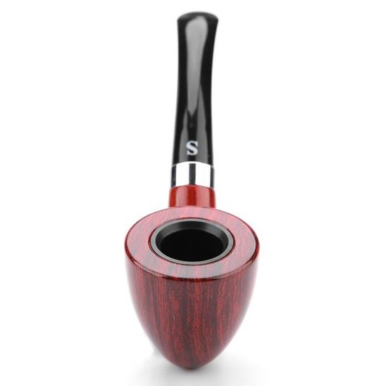 Pipe à fumée avec filtre Pipe à fumée en bois Cigarette Pipe à cigare ...
