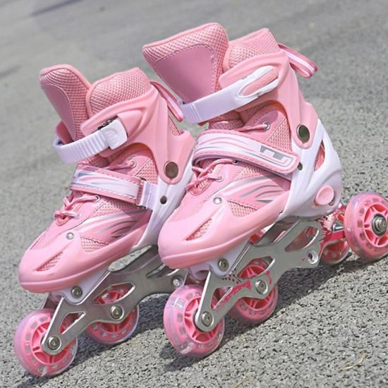 Rollers 3 ans-ados roller fille/enfants/femmes/garcon rollers en ligne ...