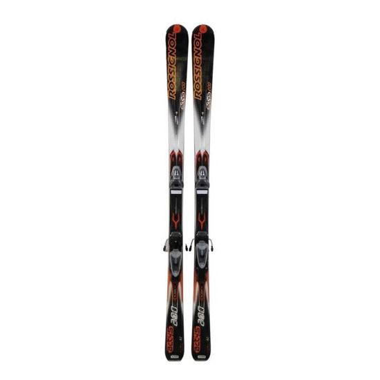 Ski Rossignol Actys 200 + fixations - Cdiscount Sport